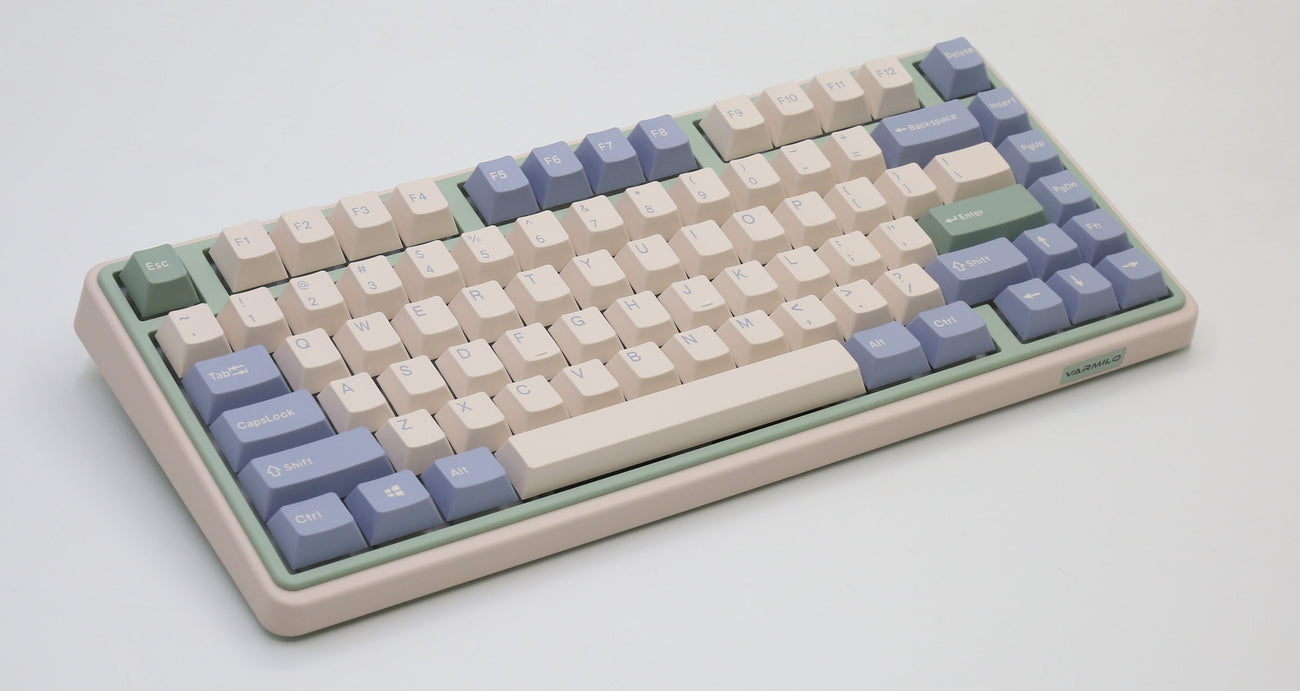 Varmilo Minilo VXB81 Eucalyptus 75% Wireless White LED Keyboard