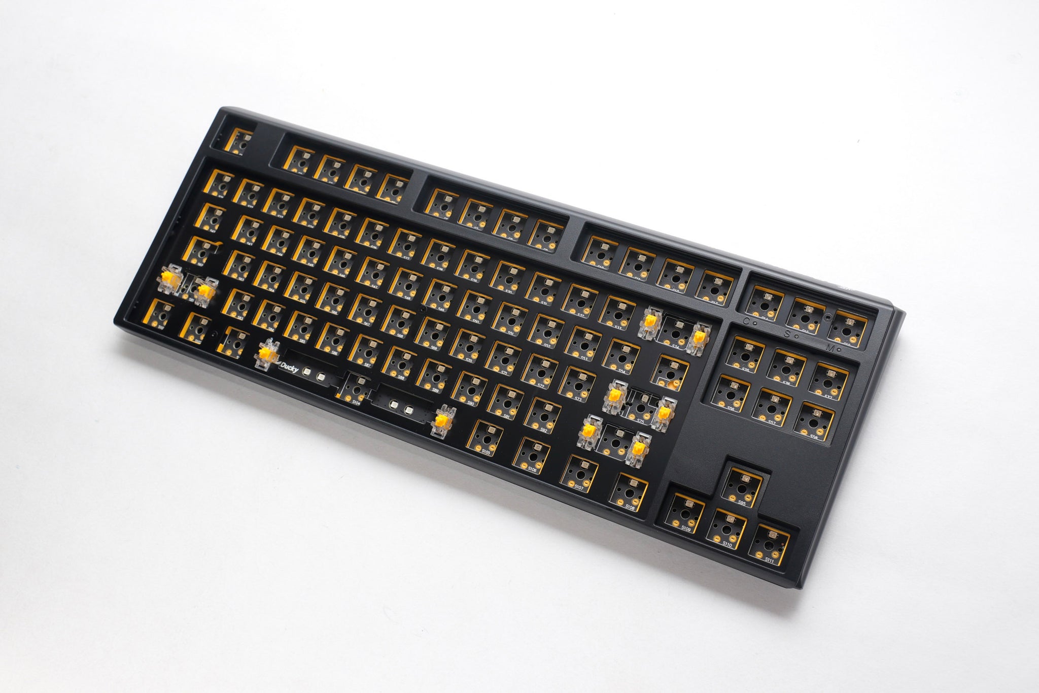 Ducky One 3 TKL Black Barebones Hotswap RGB Mechanical Keyboard