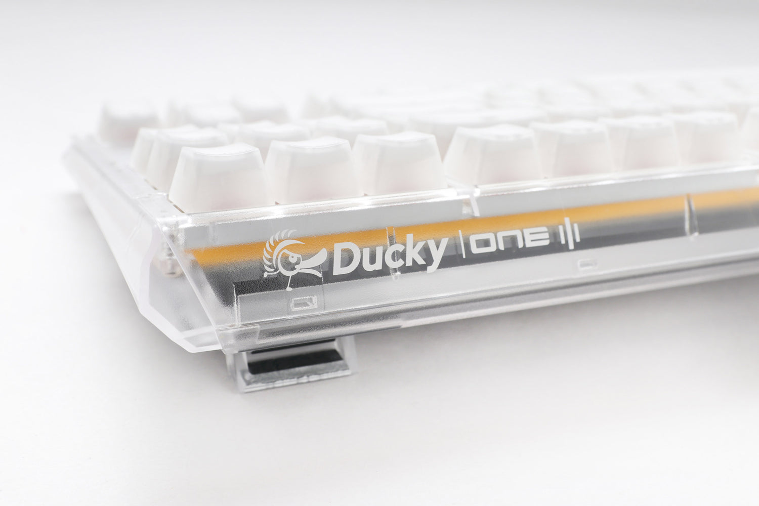 Ducky One 3 Aura Clear White Hotswap RGB Double Shot ABS Mechanical Ke