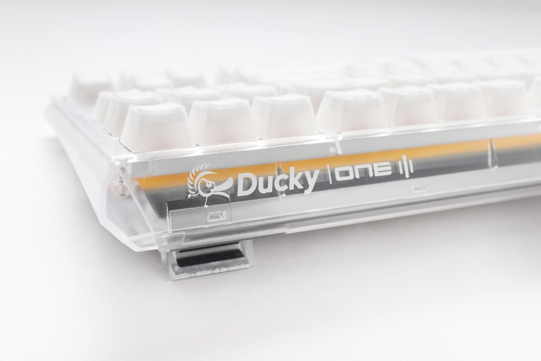 Ducky One 3 Aura Clear White Hotswap RGB Double Shot ABS Mechanical Ke