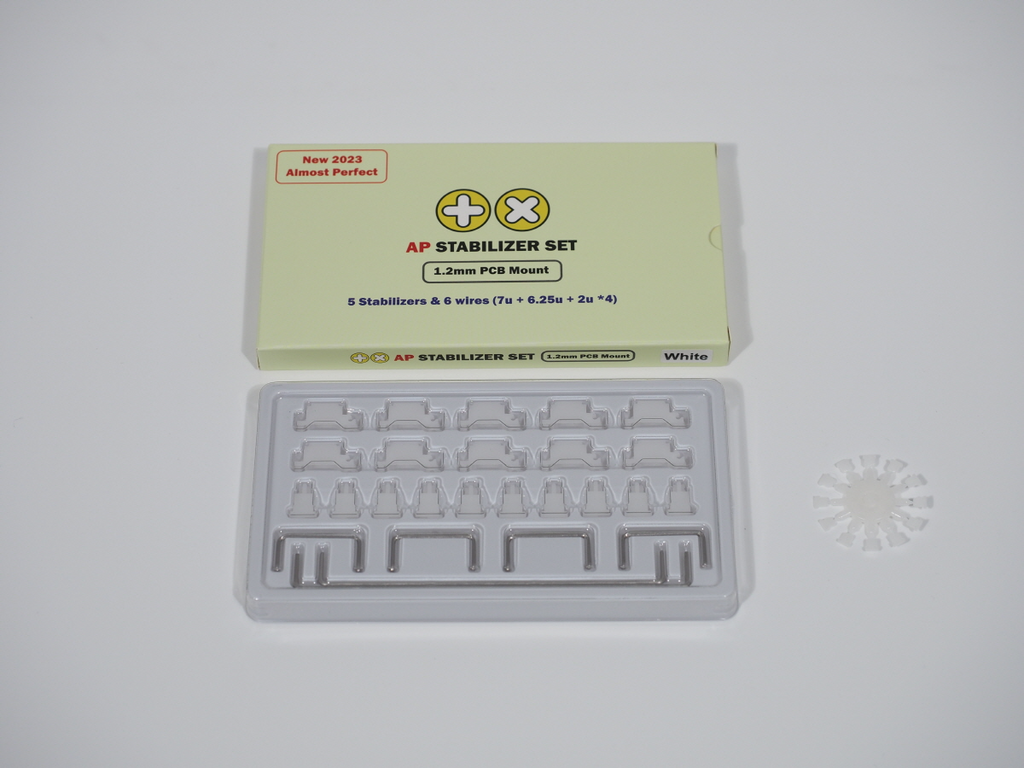 TX AP Stabilizers 1.2mm PCB Mount Clip-in TKL Kit