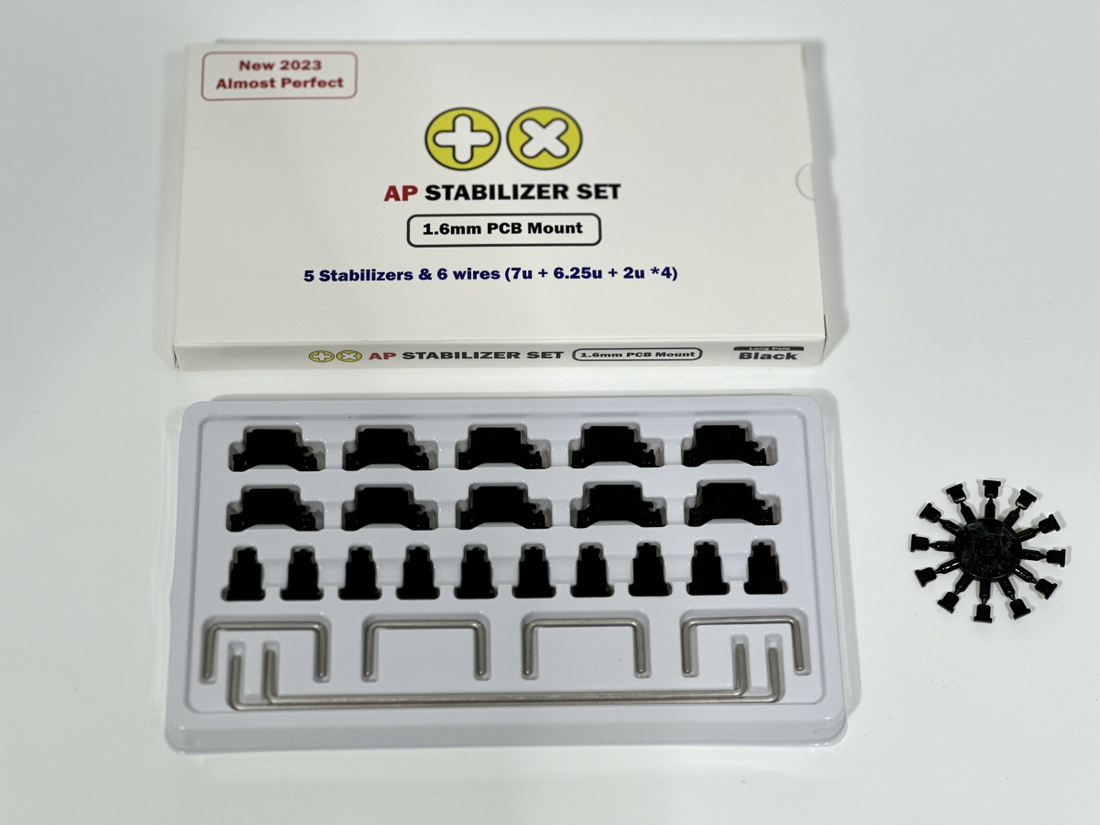 TX AP Stabilizers 1.6mm PCB Mount Clip-in TKL Kit