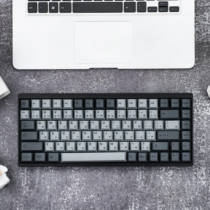 KBDFans Cement Grey Japanese 149 Key Cherry Profile PBT Dye Sub Keycap