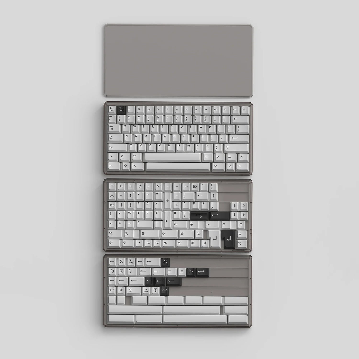 KBDFans PBTfans Keycap Tray Translucent Ink