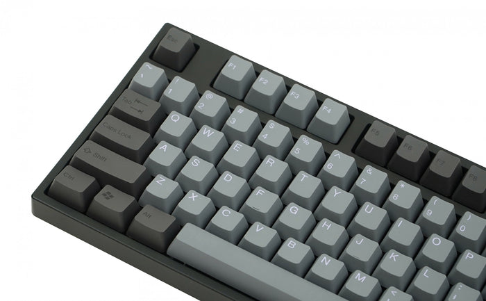 Tai-Hao Dark Grey / Black 104 Key OEM Profile PBT Double Shot Keycap S