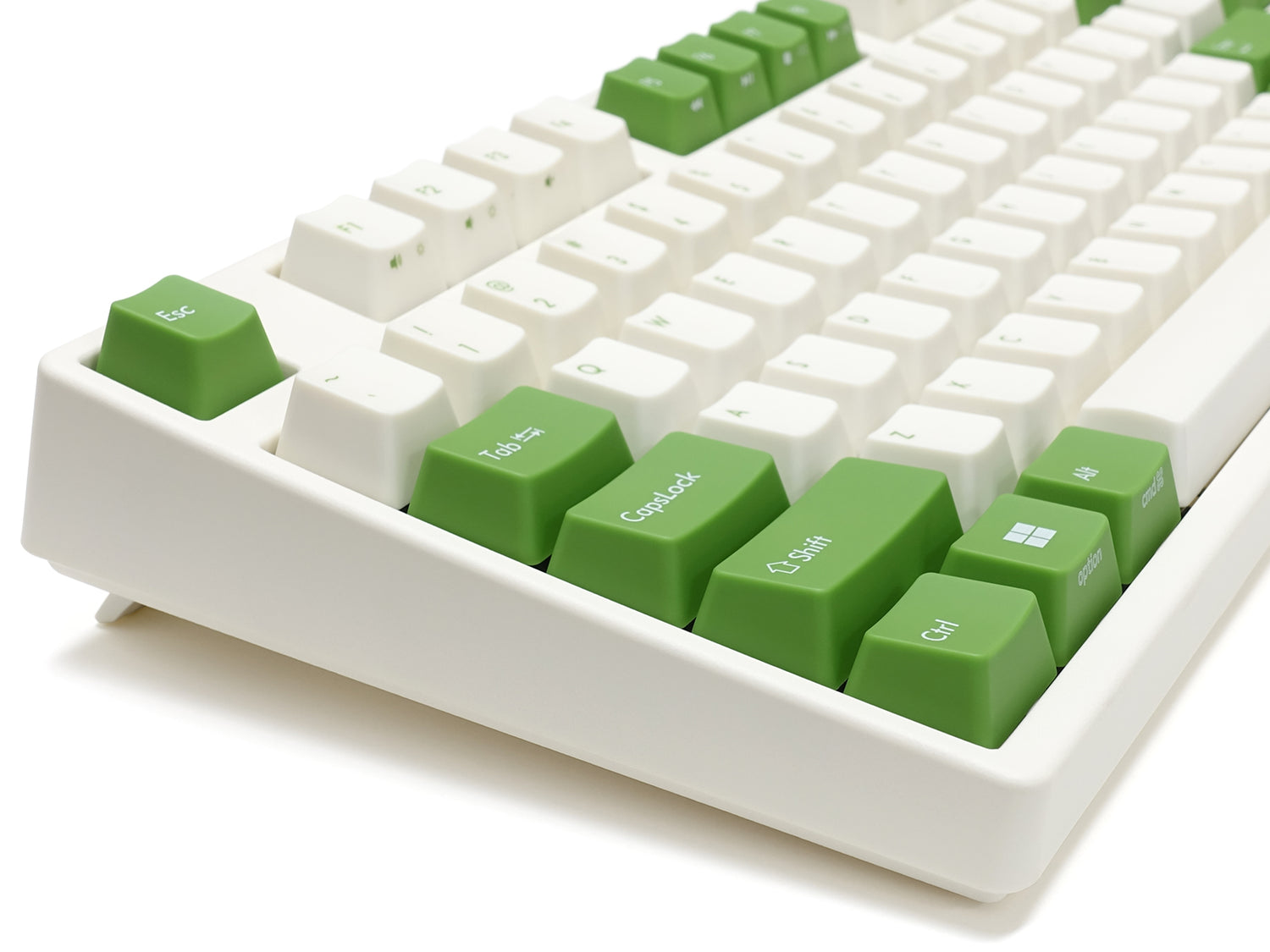 Filco Majestouch Convertible 3 Green and White Double Shot PBT Mechani