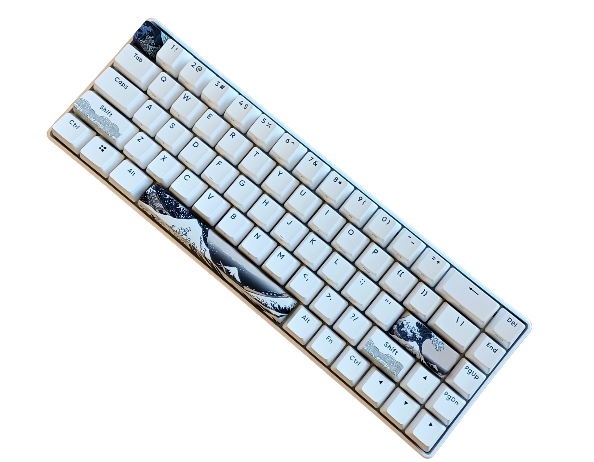 KBParadise V65 Great Wave 65% Hotswap RGB Double Shot PBT Mechanical K