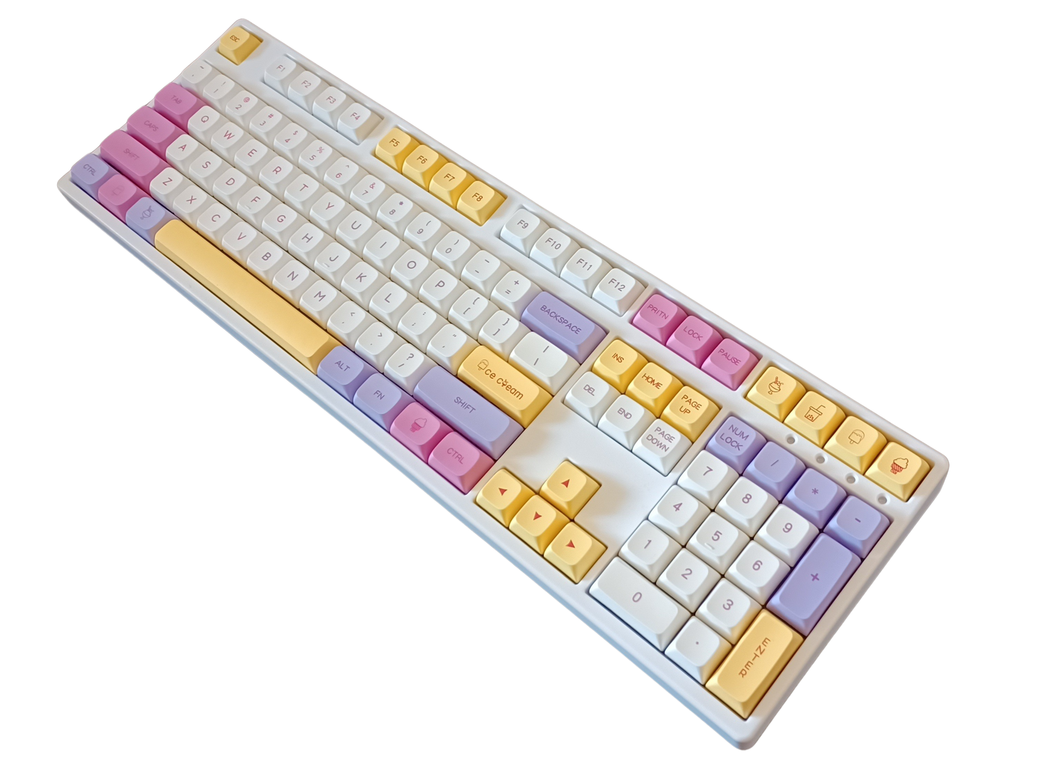 KBParadise Ice 135 Key XDA Profile Dye Sub PBT Keycap Set