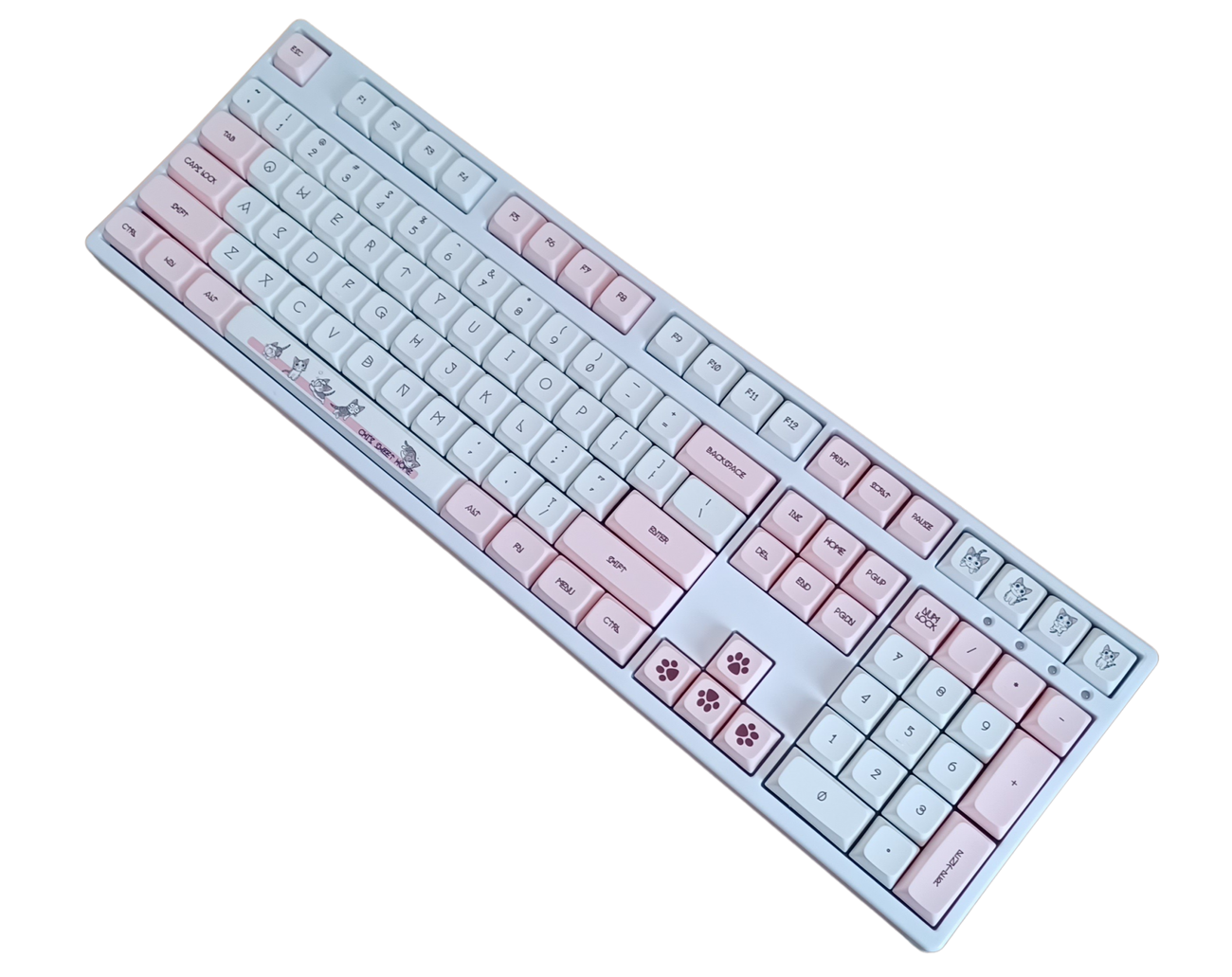 KBParadise Shorthair Cat 133 Key XDA Profile Dye Sub PBT Keycap Set