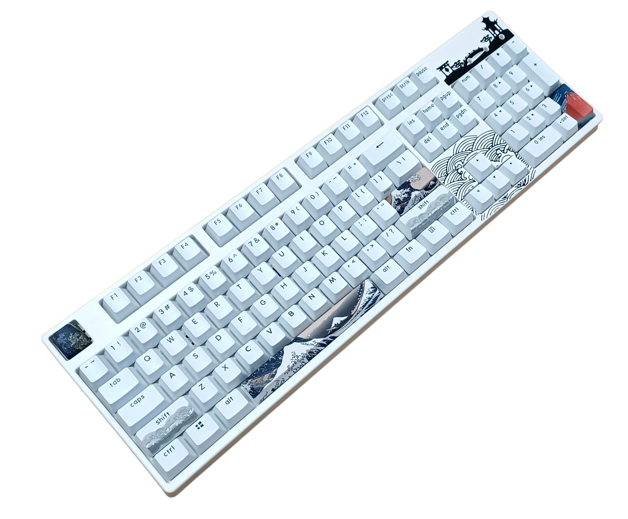 KBParadise Great Wave 108 Key OEM Profile Double Shot PBT Keycap Set