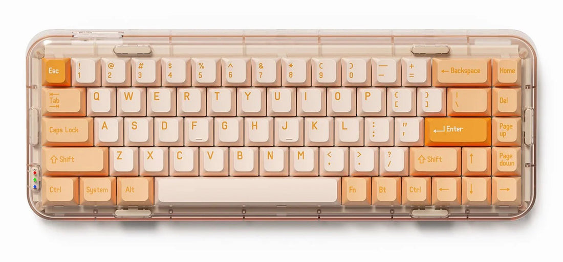 MelGeek Mojo68 RGB LED 65% Double Shot PBT Mechanical Keyboard