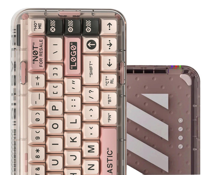 MelGeek Mojo68 RGB LED 65% Double Shot PBT Mechanical Keyboard