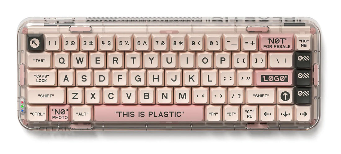 MelGeek Mojo68 RGB LED 65% Double Shot PBT Mechanical Keyboard