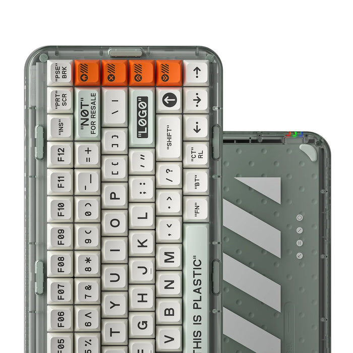 MelGeek Mojo84 Plastic Original 75% Wireless RGB Mechanical Keyboard