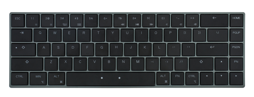 Keyboards with low profile keycaps