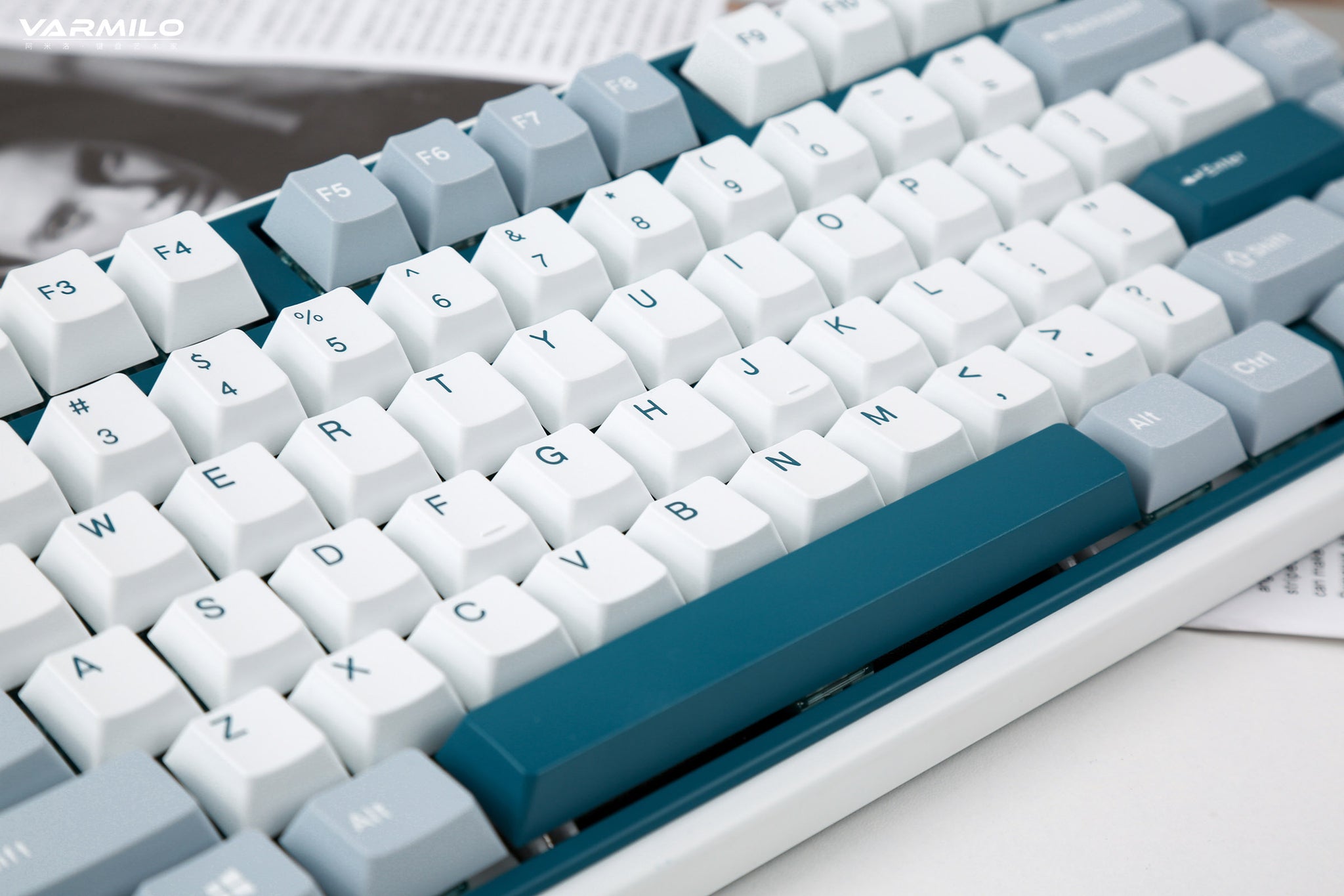 Varmilo Minilo VXT81 Bluebell 75% Hotswap Triple Mode RGB Mechanical K