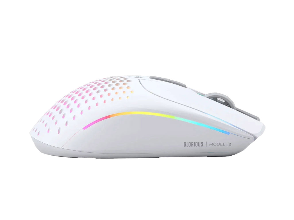 Glorious PC Model I 2 Matte White RGB Wireless Mouse