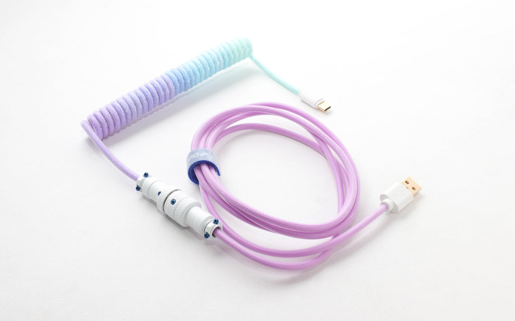 Azure Coiled USB Cable V2