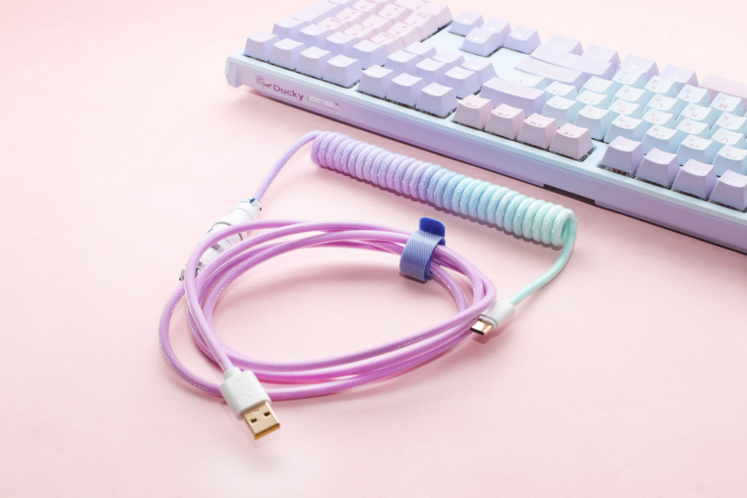 Azure Coiled USB Cable V2