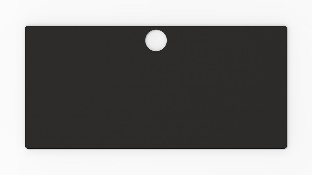 Black IKEA MICKE Desk Mat (41" / 105 cm) Full-desk Mouse Pad