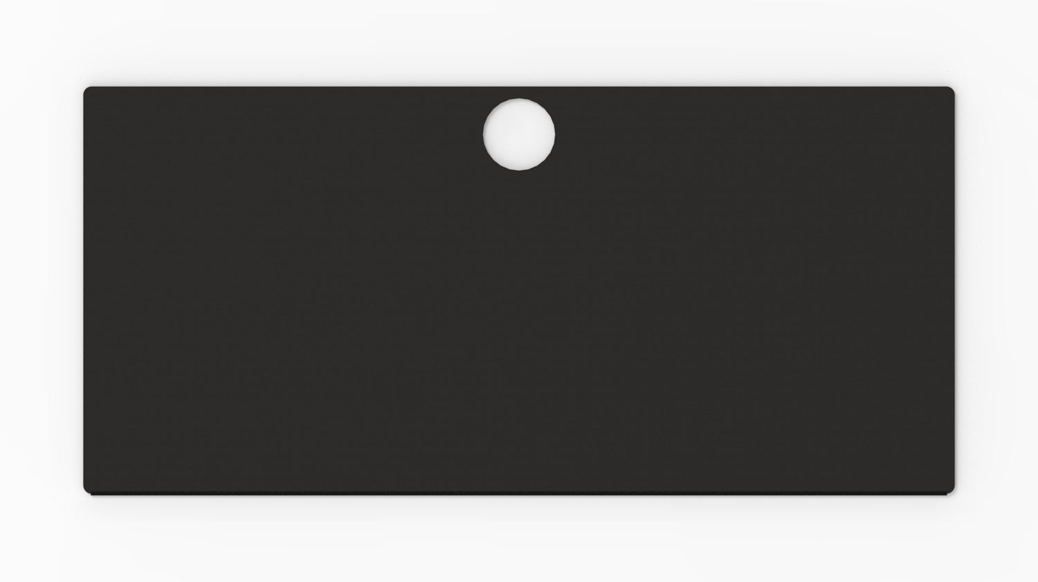 Black IKEA MICKE Desk Mat (41" / 105 cm) Full-desk Mouse Pad