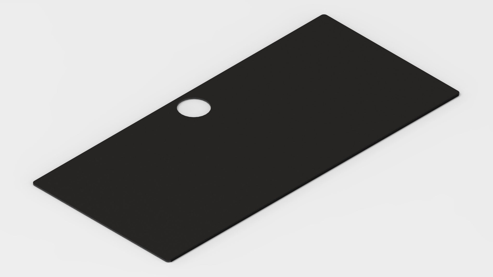 Black IKEA MICKE Desk Mat (41" / 105 cm) Full-desk Mouse Pad