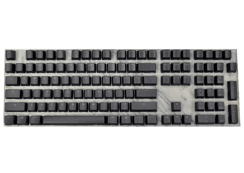 Ducky Black Seamless Backlit 108 Key OEM Profile Double Shot PBT Keyca