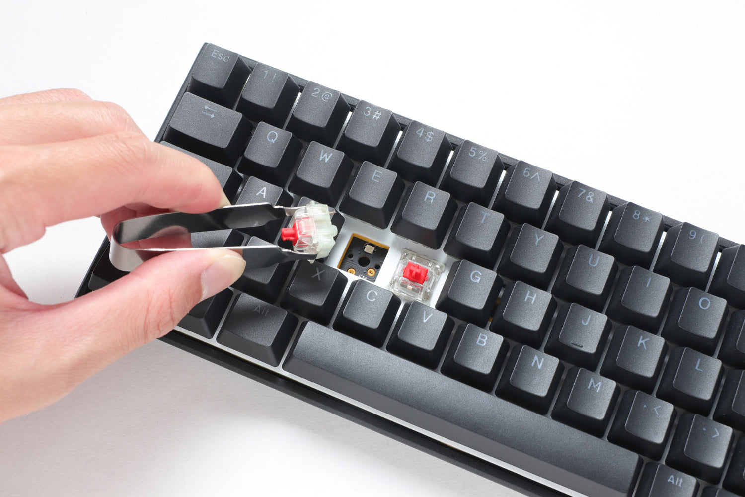 Ducky Mecha SF Pro Black Aluminum 65% Hotswap RGB Double Shot PBT Mech