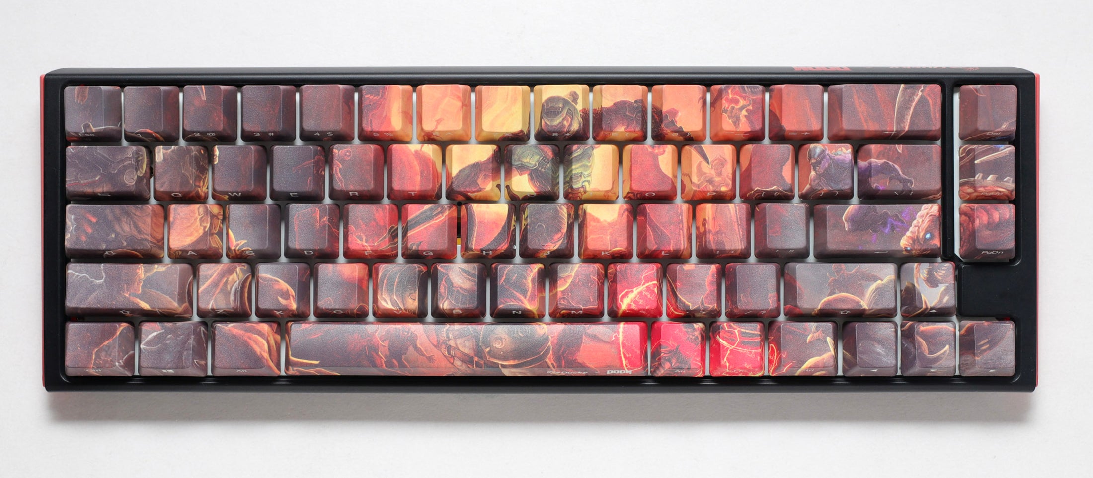 Bethesda x Ducky One 3 SF Doom Edition 65% Hotswap RGB Dye Sub PBT Mec