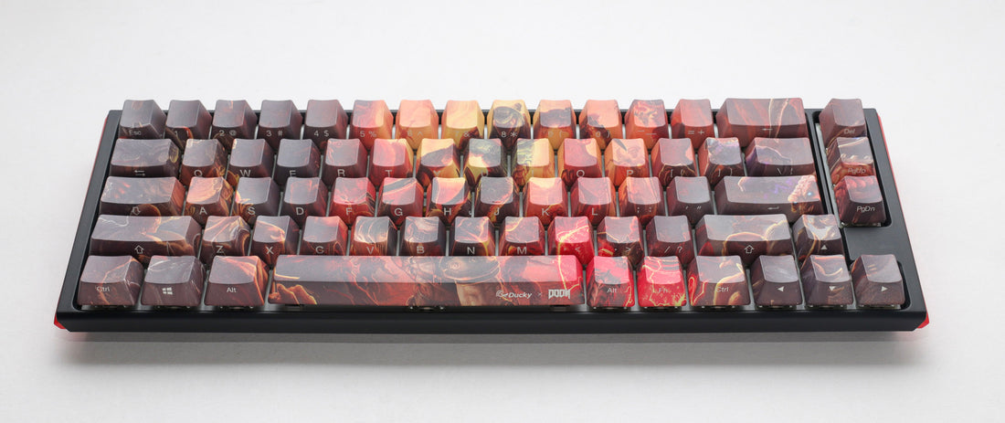 Bethesda x Ducky One 3 SF Doom Edition 65% Hotswap RGB Dye Sub PBT Mec