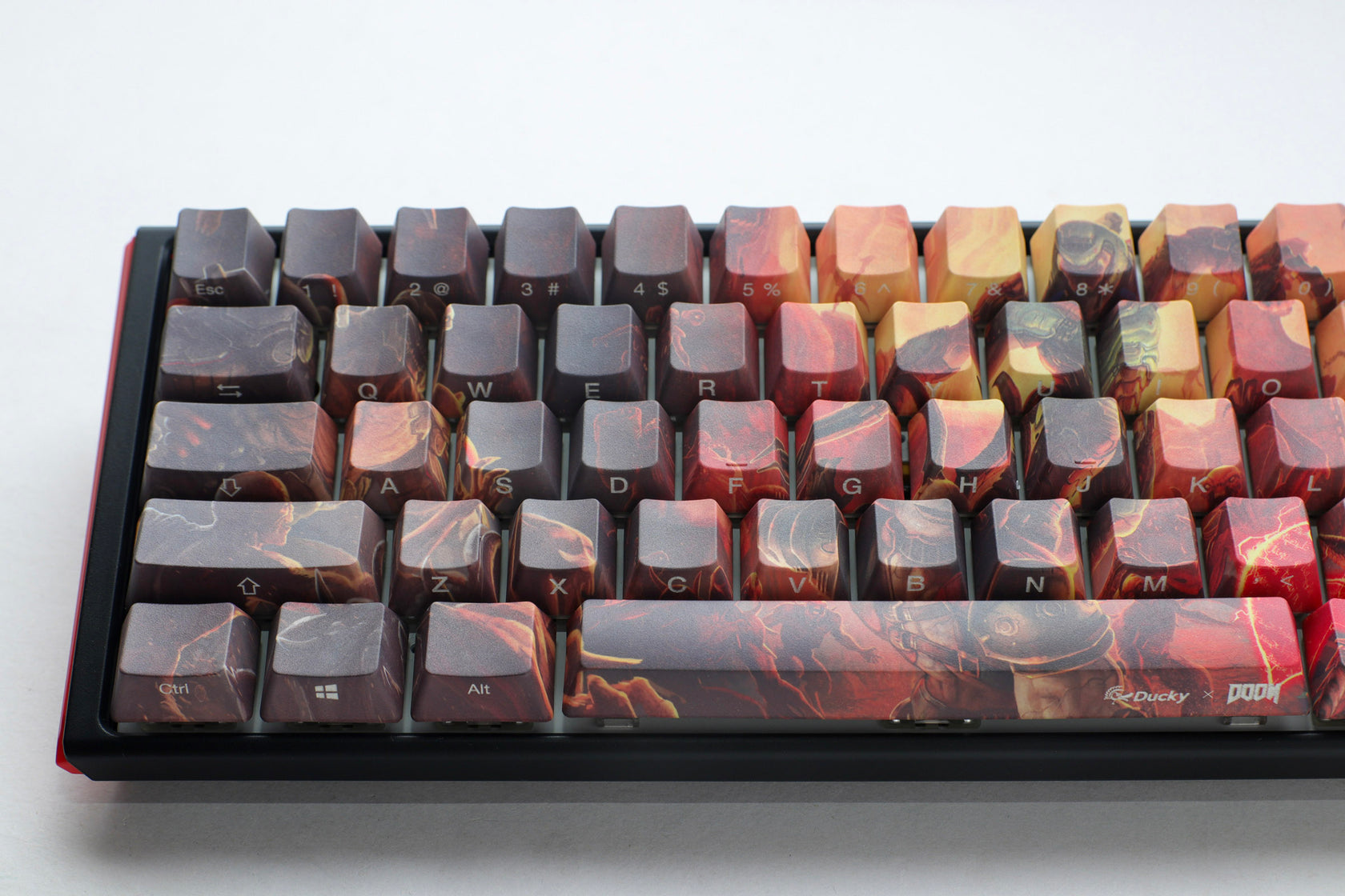 Bethesda x Ducky One 3 SF Doom Edition 65% Hotswap RGB Dye Sub PBT Mec