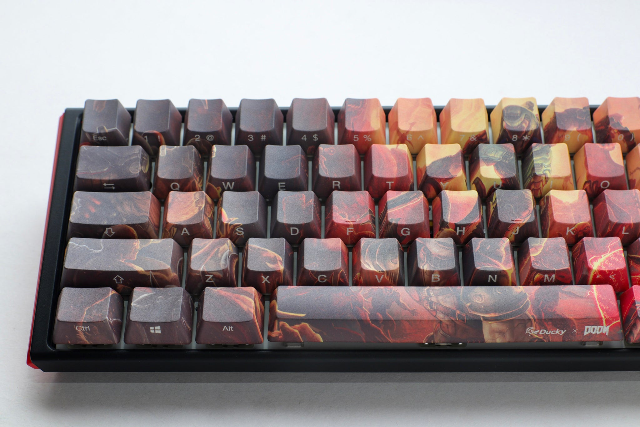 Bethesda x Ducky One 3 SF Doom Edition 65% Hotswap RGB Dye Sub PBT Mec