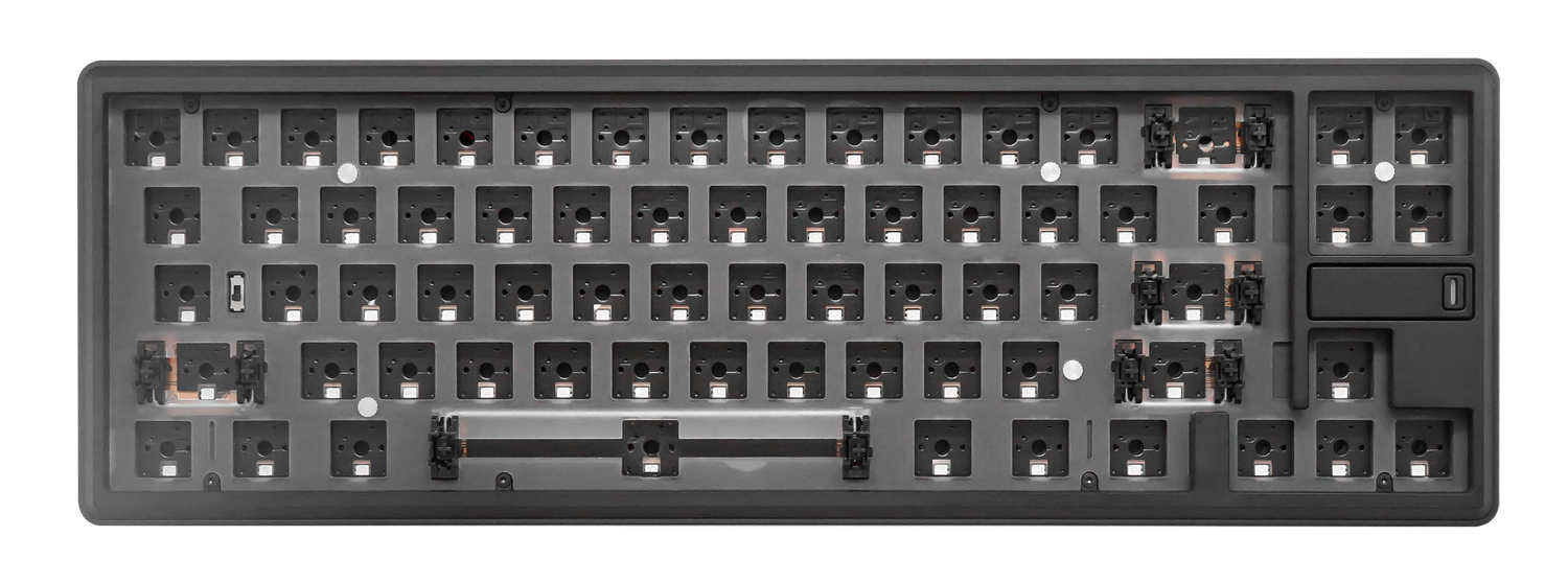 Varmilo Sword68 Classic Black Aluminum Barebones 65% Hotswap Bluetooth