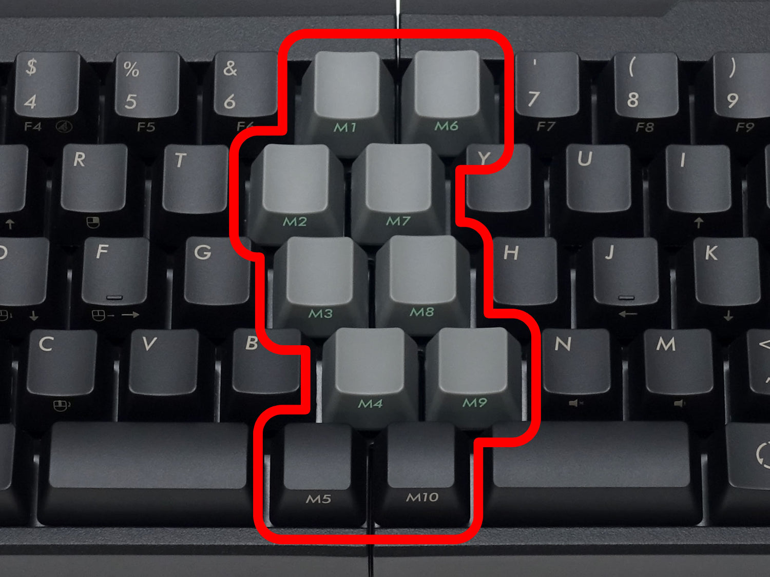 Filco Majestouch Xacro M10SP Black 65% Split Double Shot PBT Mechanica