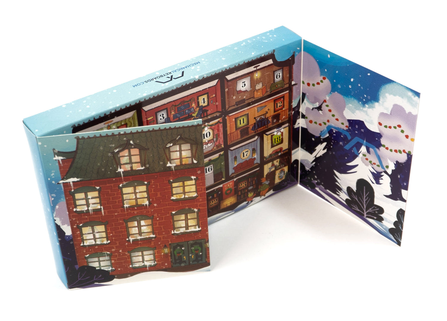 MK Keyboard Switch Advent Calendar with 24 Assorted Switches Christmas