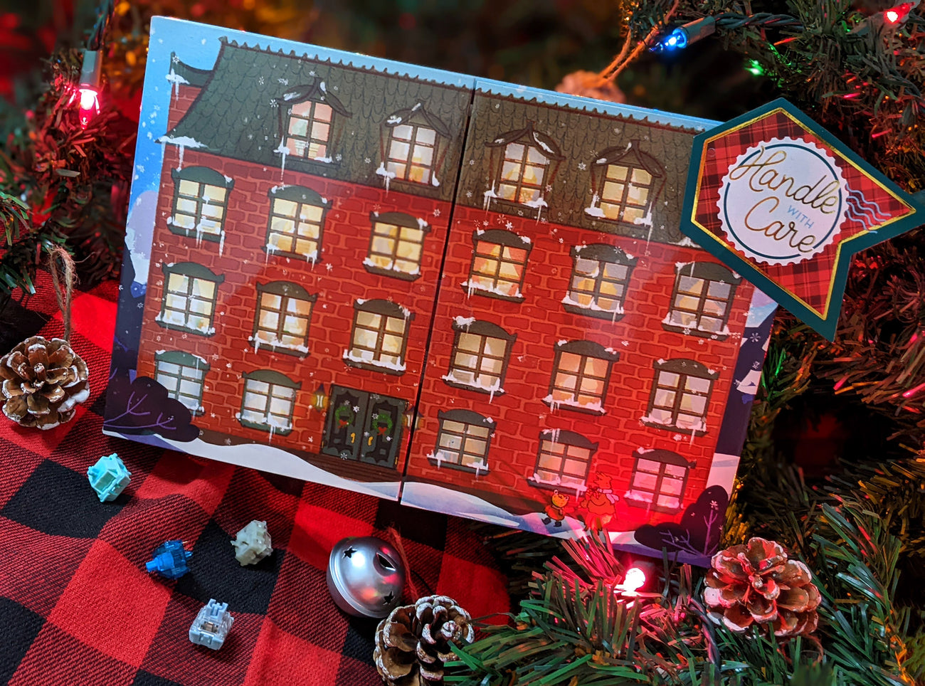 MK Keyboard Switch Advent Calendar with 24 Assorted Switches Christmas