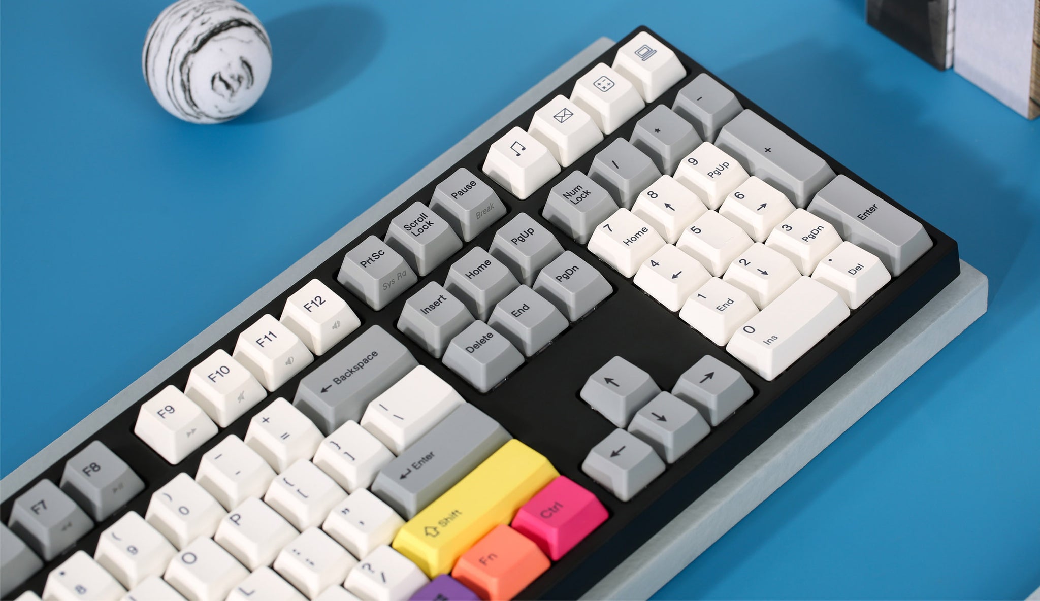 Varmilo VPE108 CMYK Hotswap Triple Mode White LED Mechanical Keyboard