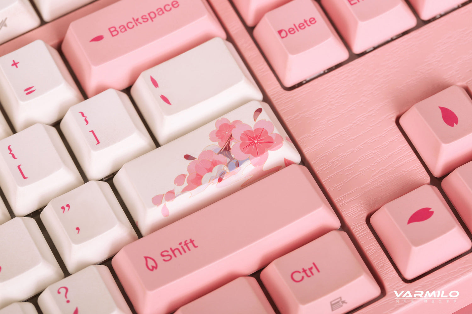 Varmilo VPM108 Sakura R2 White LED EC Mechanical Keyboard