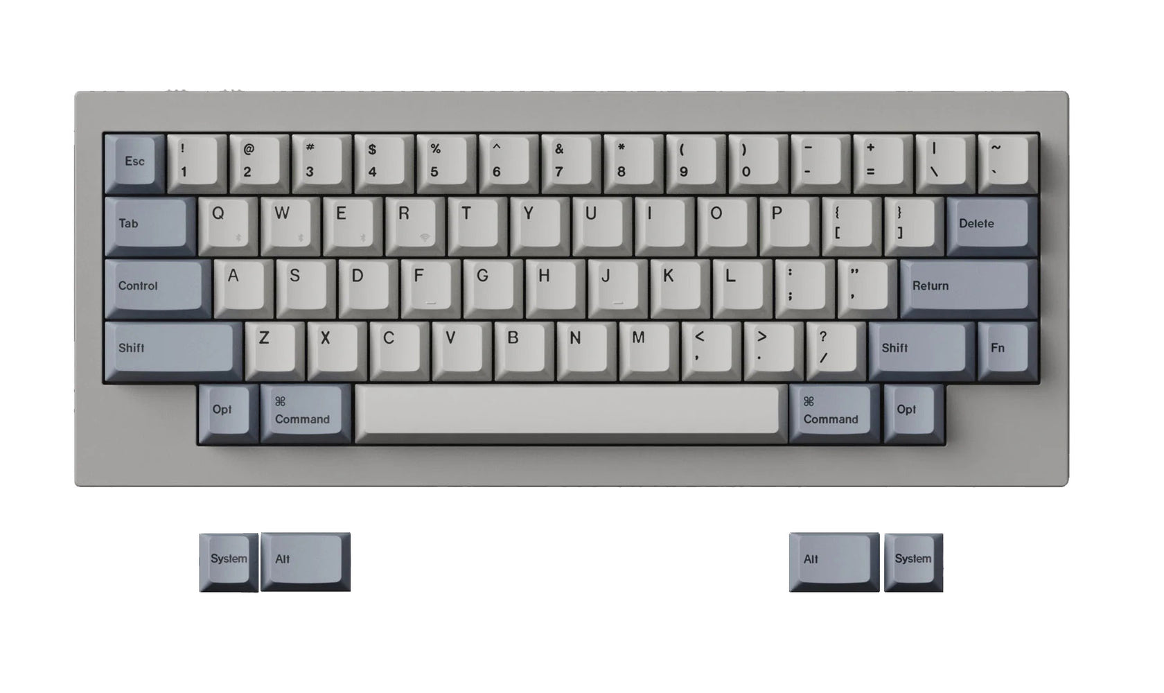 Keychron Q60 Max Retro Aluminum 60% Hotswap Wireless Keyboard
