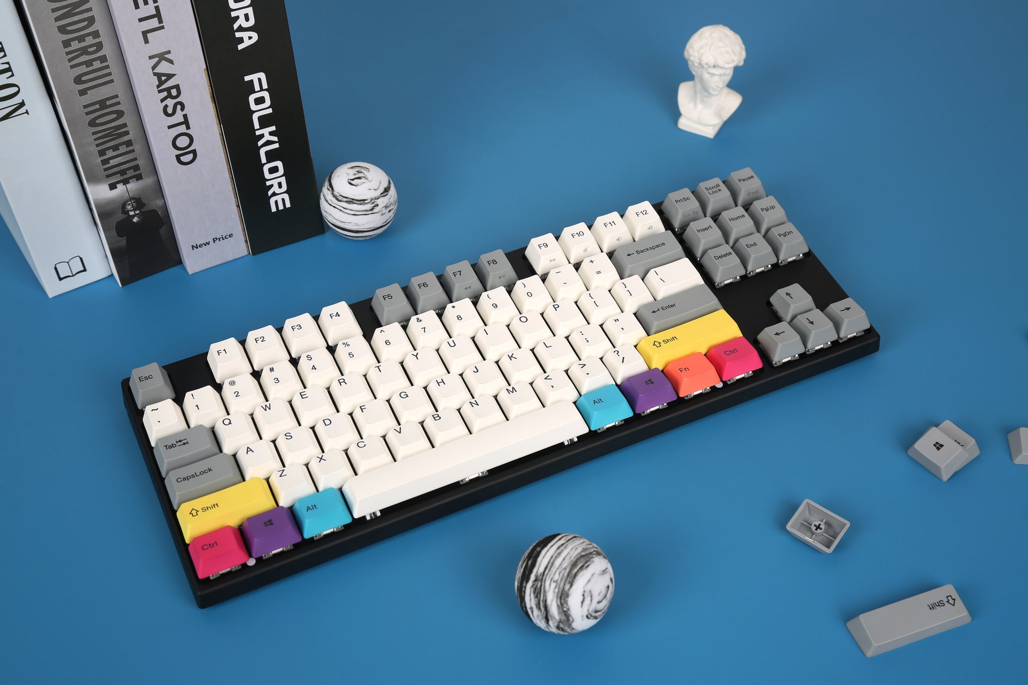 Varmilo VPH87 CMYK TKL Hotswap White LED Mechanical Keyboard