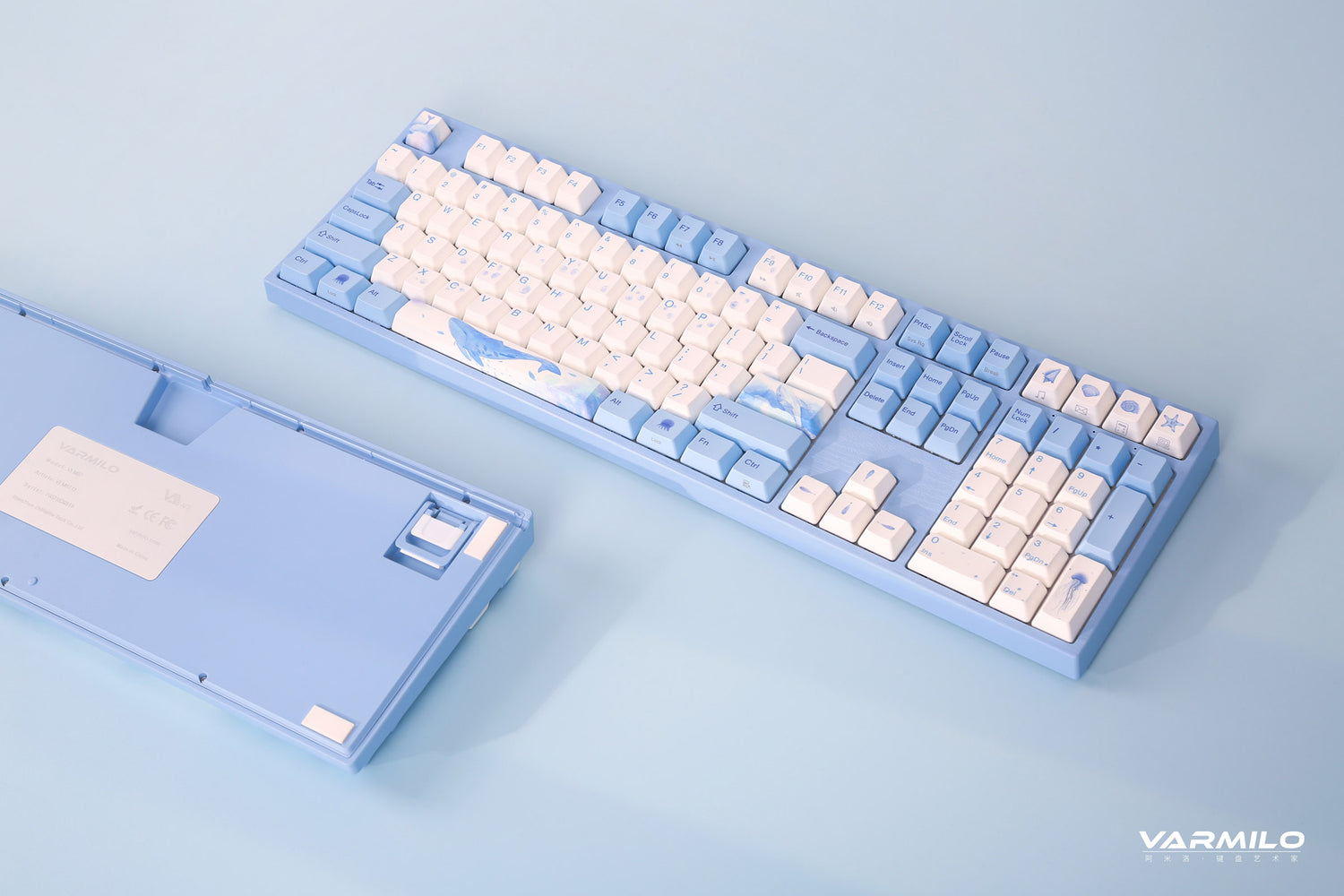 Varmilo VPH108 Sea Melody White LED Mechanical Keyboard