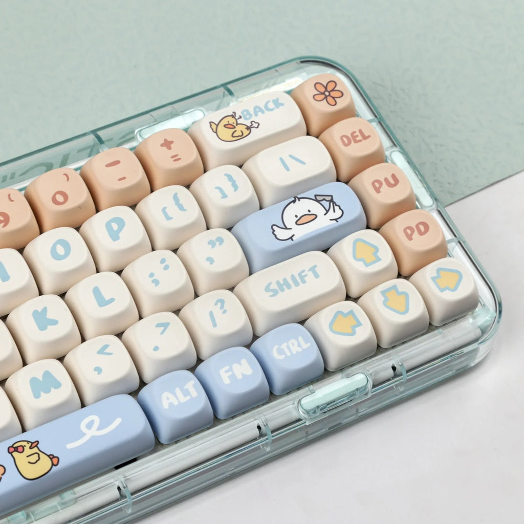 Yunzii Holiday Duck 138 Key MOA Profile Dye Sub PBT Keycap Set