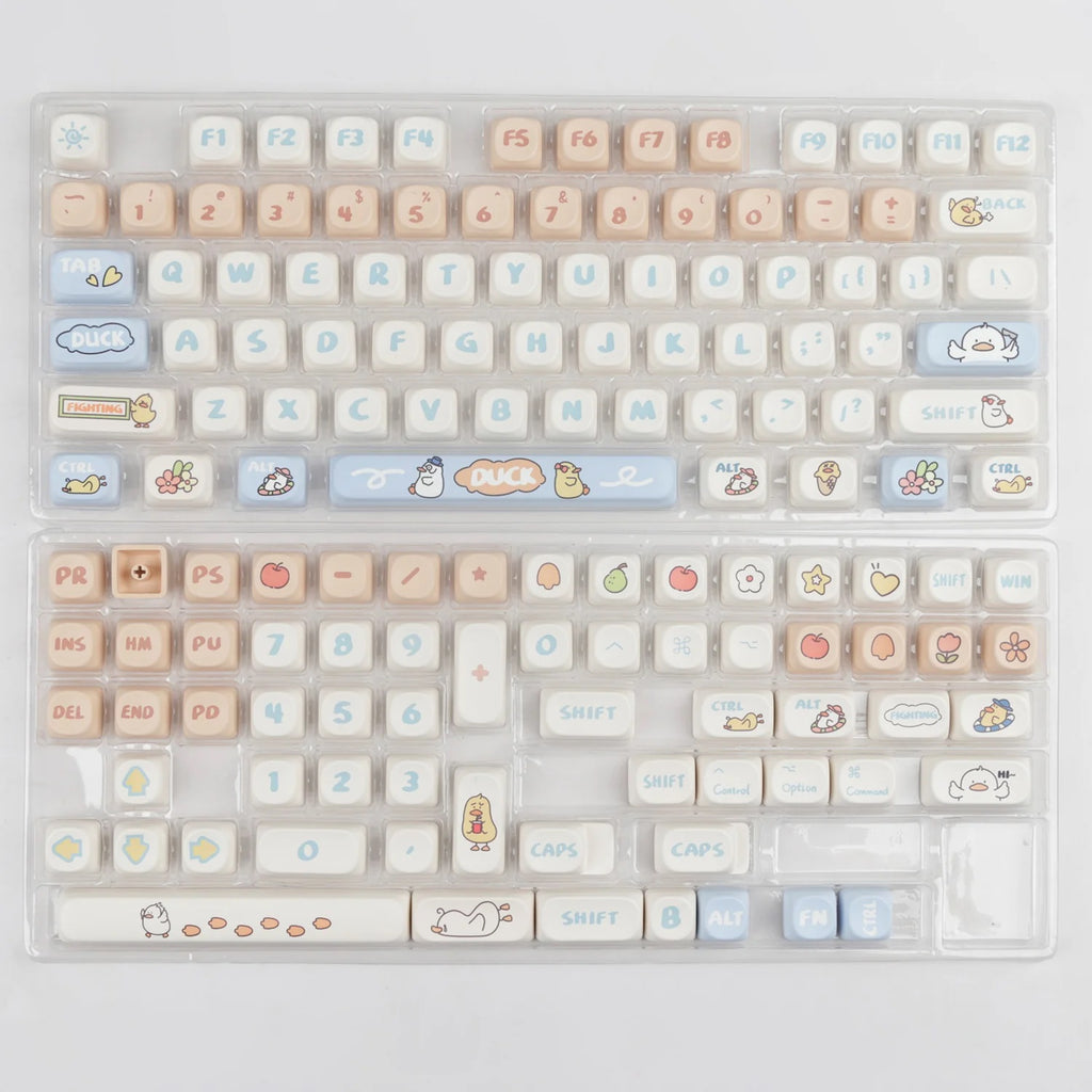 Yunzii Holiday Duck 138 Key MOA Profile Dye Sub PBT Keycap Set