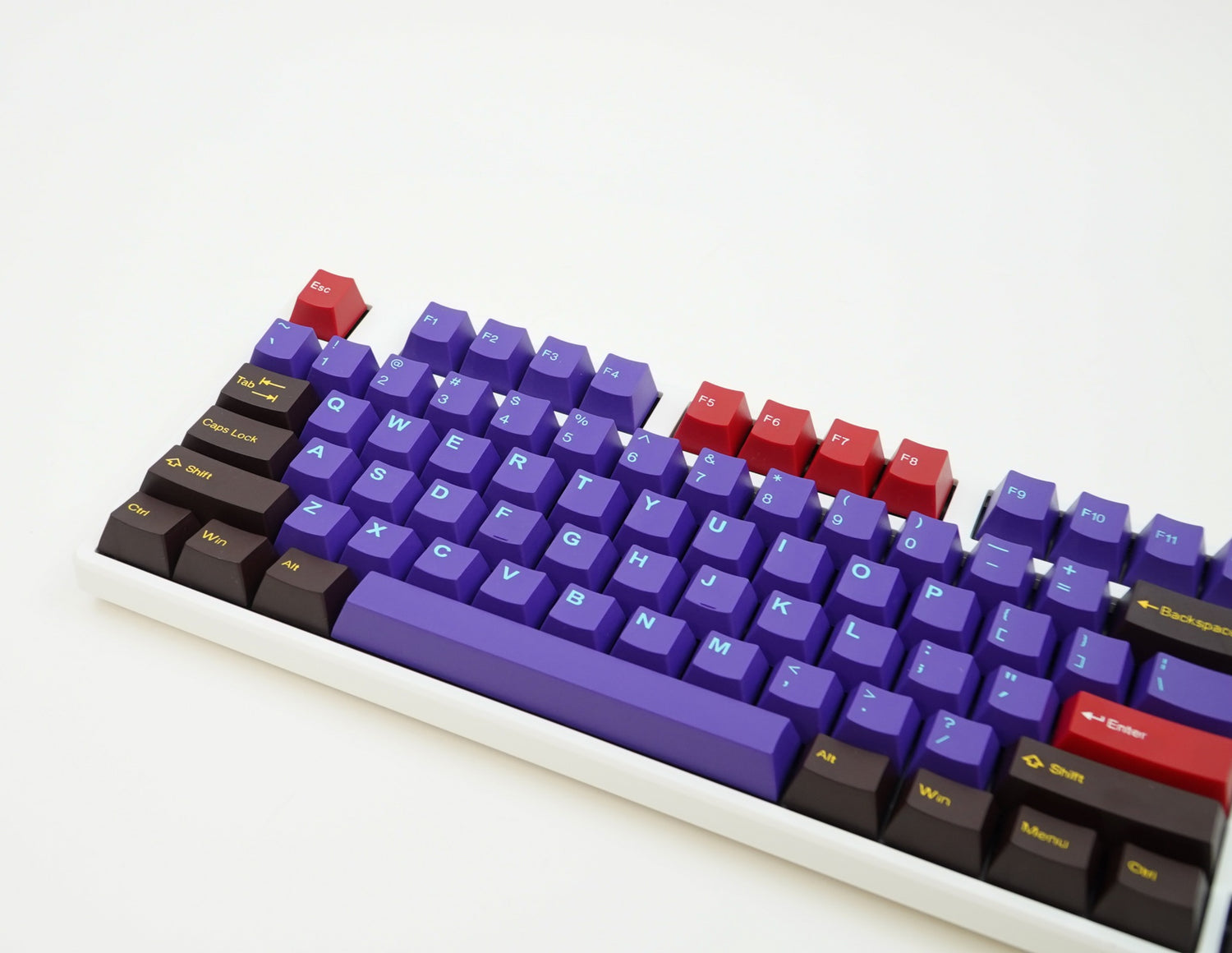 Tai-Hao Ultraviolet 113 Key Cubic Profile Double Shot ABS Keycap Set