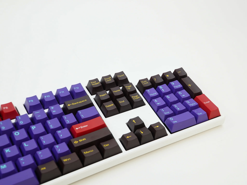 Tai-Hao Ultraviolet 113 Key Cubic Profile Double Shot ABS Keycap Set