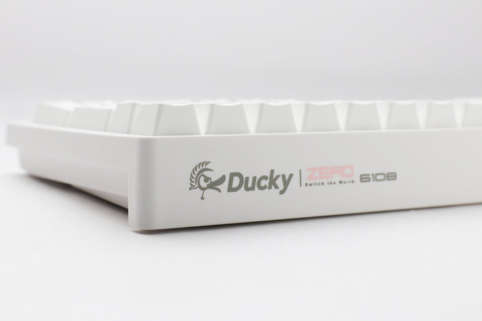 Ducky Zero 6108 White Hotswap Wireless RGB Mechanical Keyboard