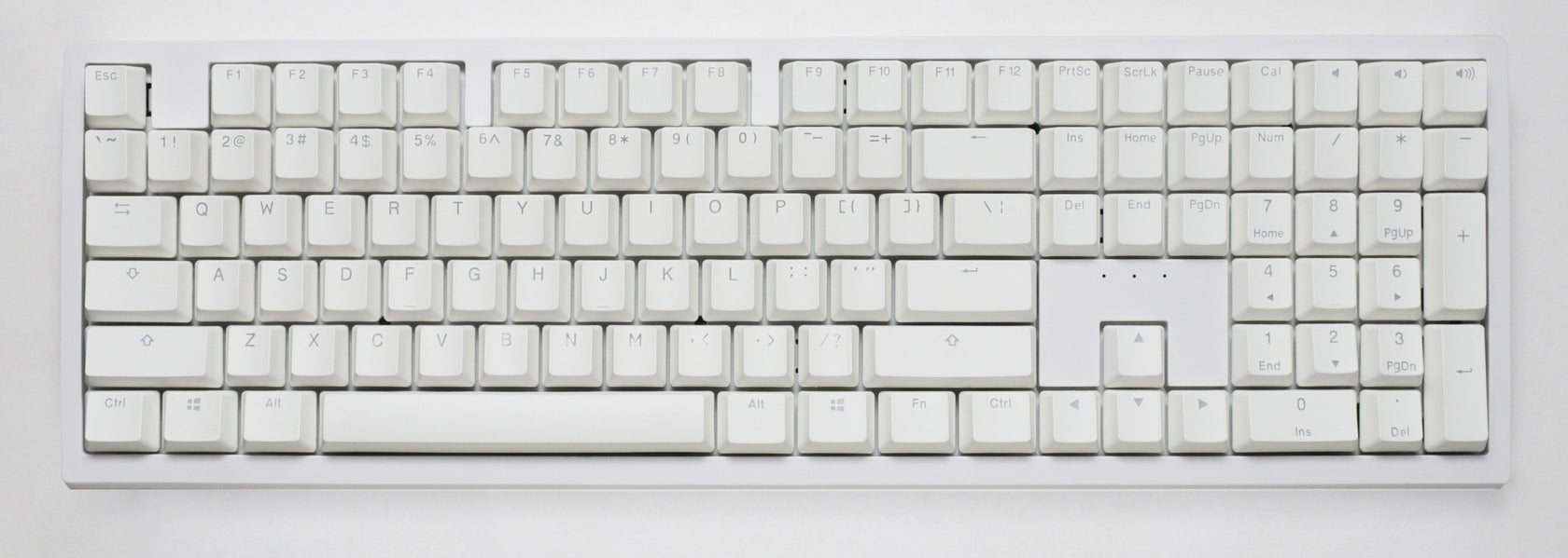 Ducky Zero 6108 White Hotswap Wireless RGB Mechanical Keyboard