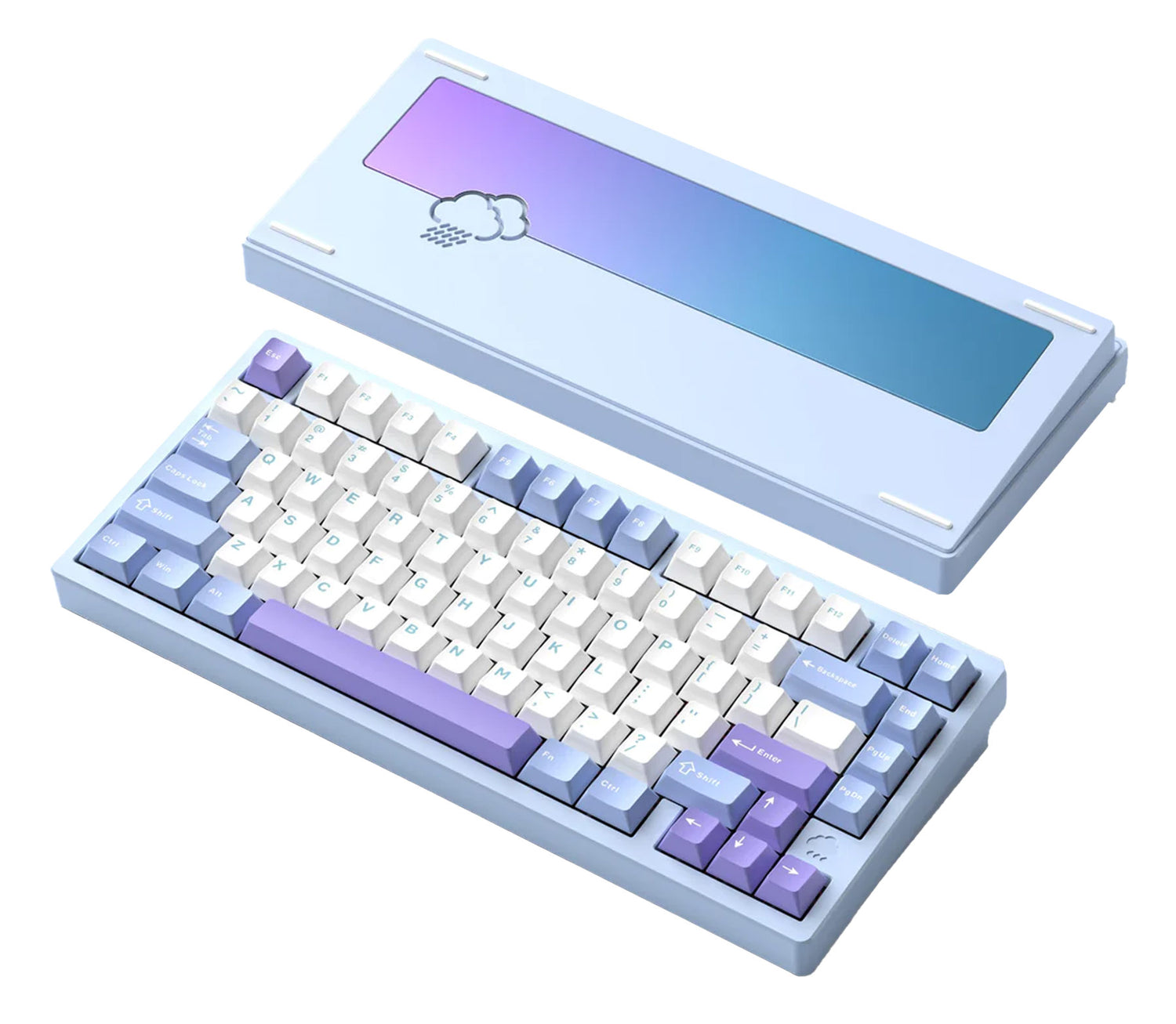 WOBKEY Rainy 75 Standard Aluminum 75% Hotswap Wireless A-RGB Mechanica