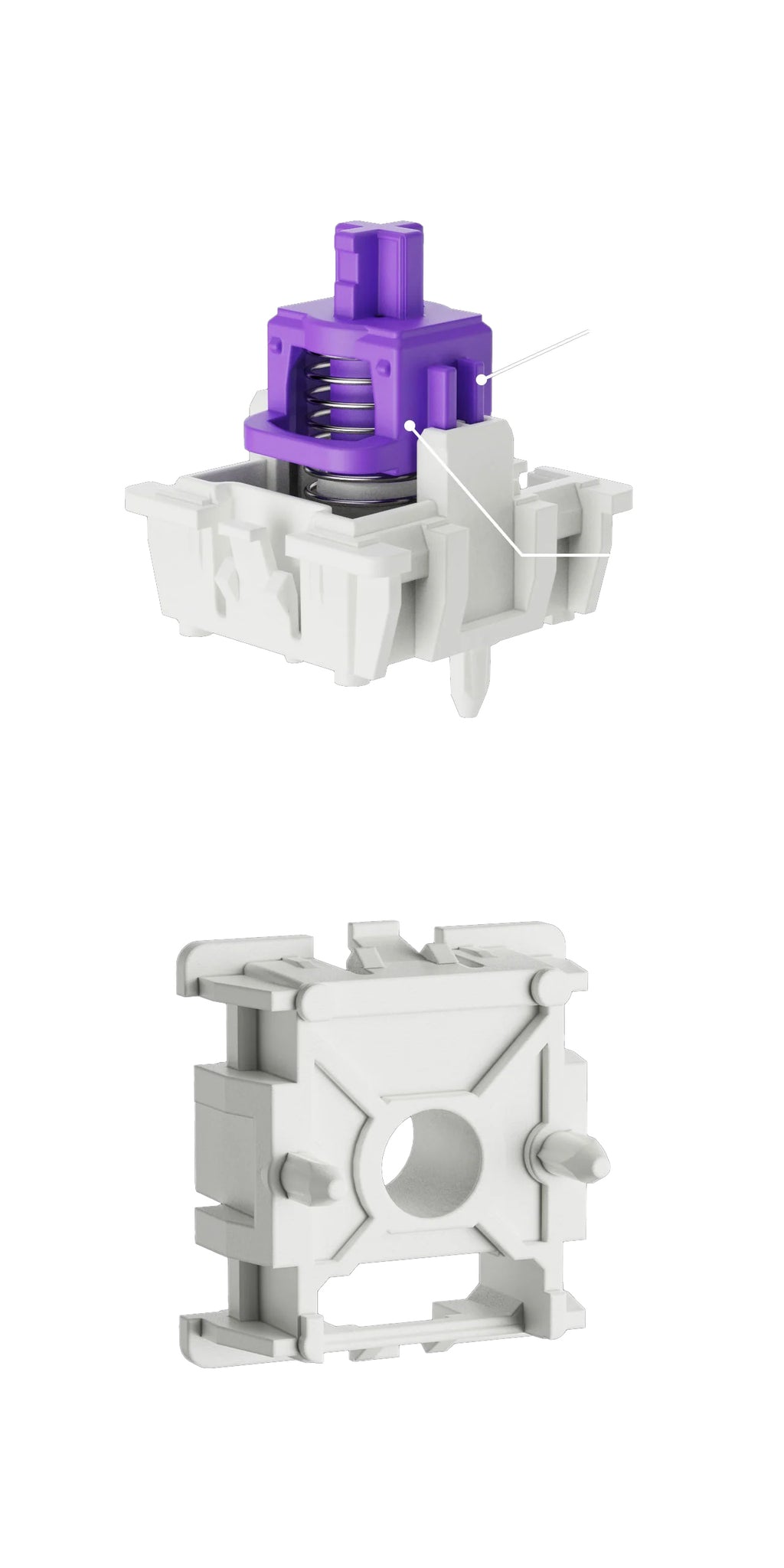 Gateron Nebula Dual-Rail 40g Linear Magnetic HE Switches