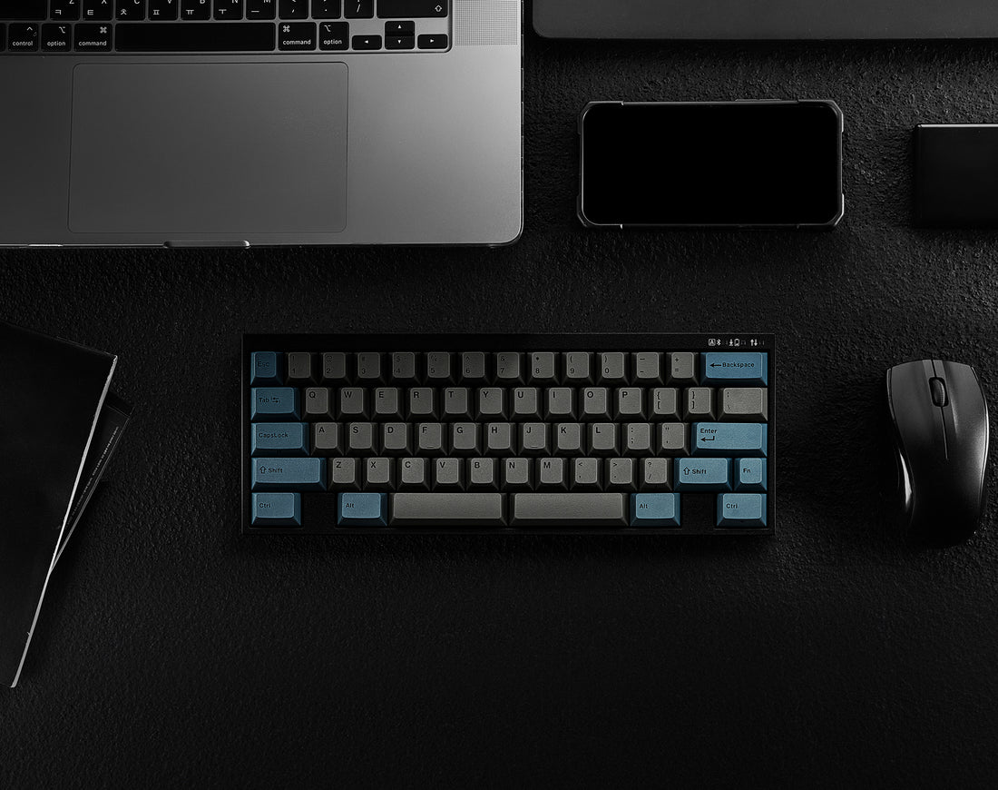 Leopold FC630MBT Blue / Grey 60% Bluetooth Mechanical Keyboard